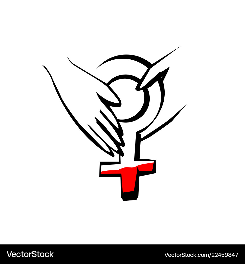 Menopause symbol image Royalty Free Vector Image