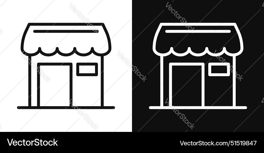 Store icon Royalty Free Vector Image - VectorStock