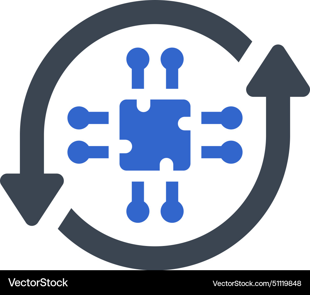 Driver update icon Royalty Free Vector Image - VectorStock