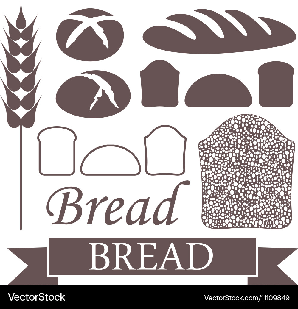 Bread loaf icon Royalty Free Vector Image - VectorStock