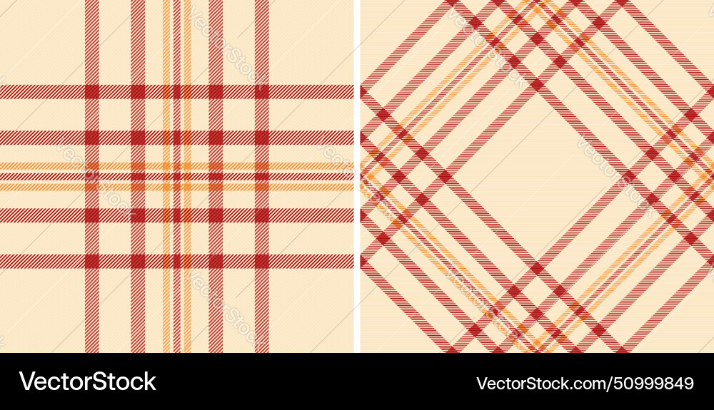 Textile seamless texture of plaid background Vector Image