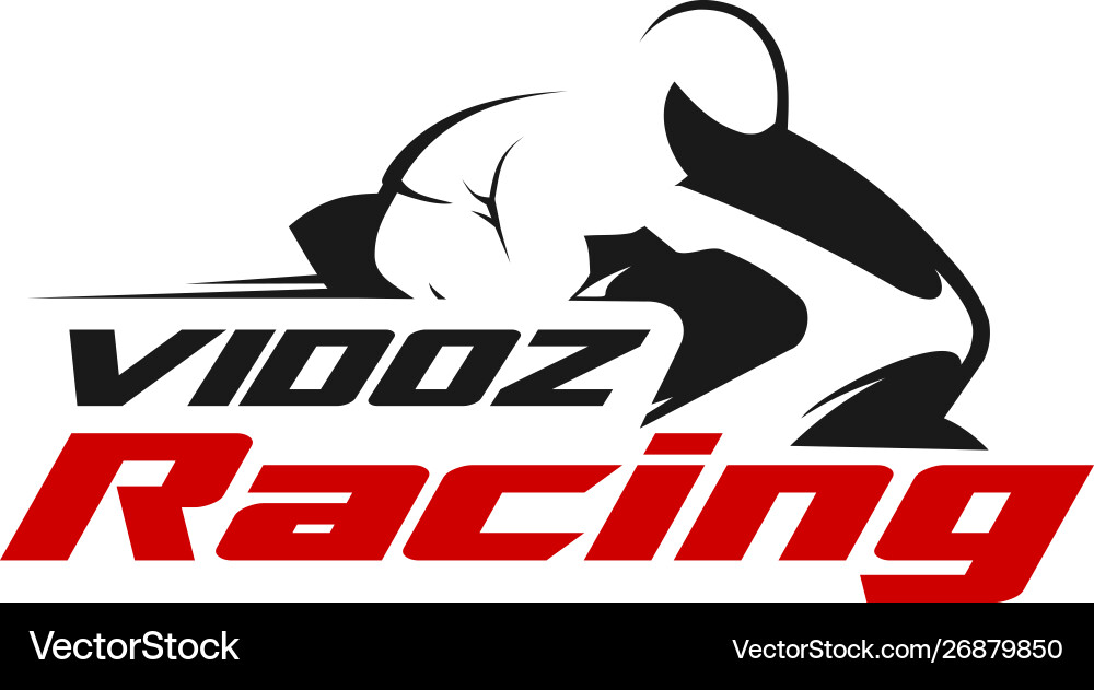 Motorsport logo Royalty Free Vector Image - VectorStock