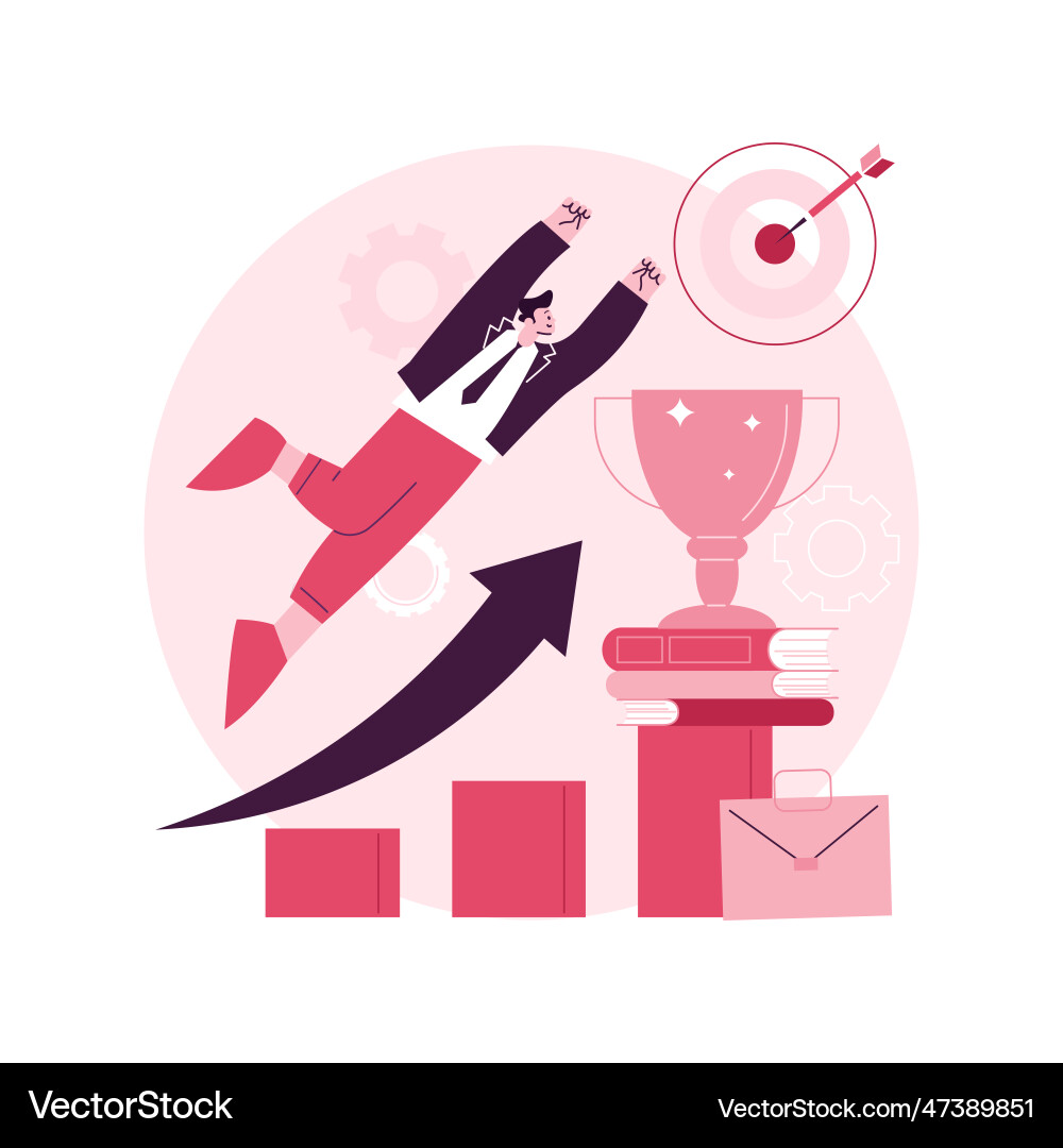 Career development abstract concept Royalty Free Vector