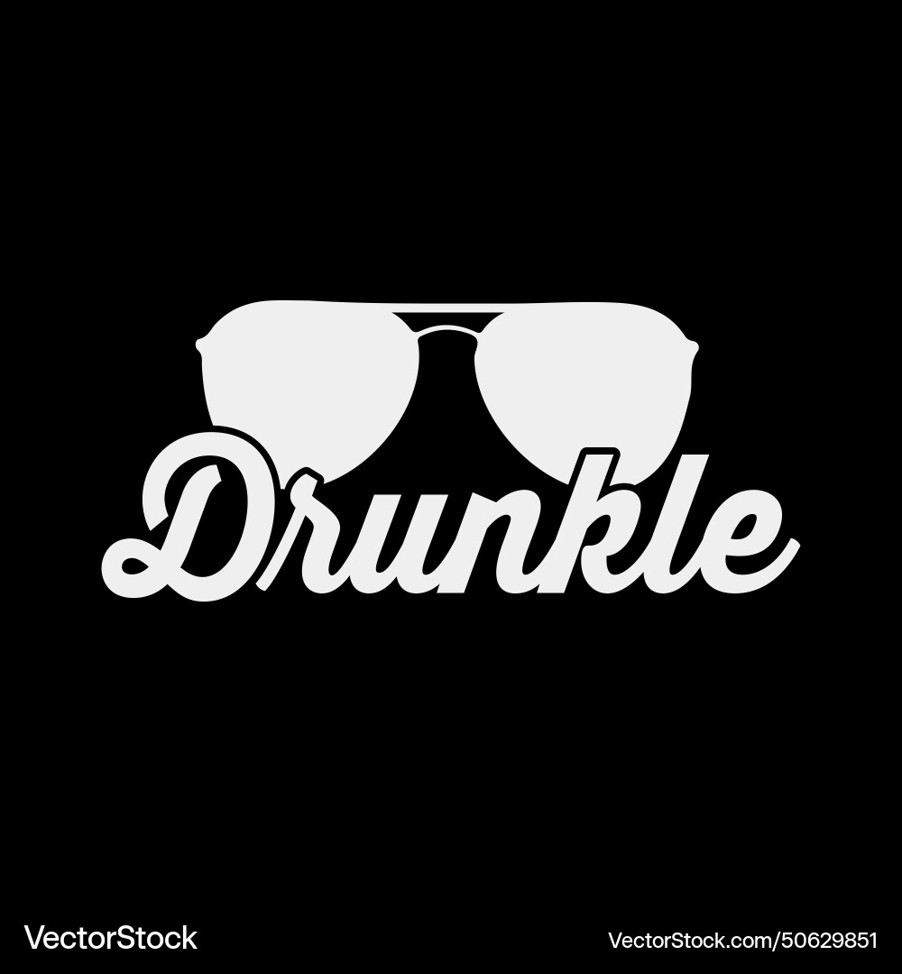 Drunkle funcle shirt definition Royalty Free Vector Image