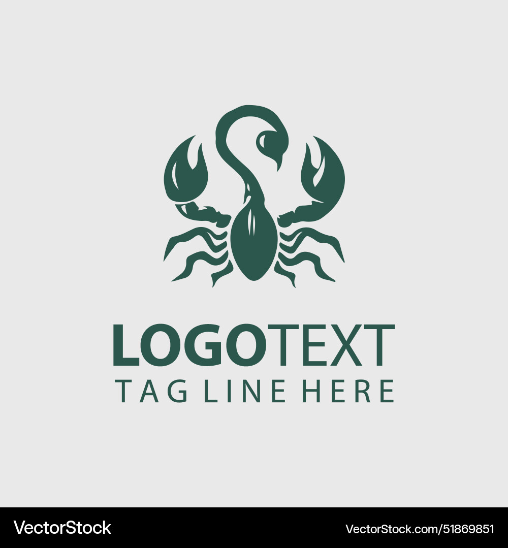 Scorpion logo Royalty Free Vector Image - VectorStock