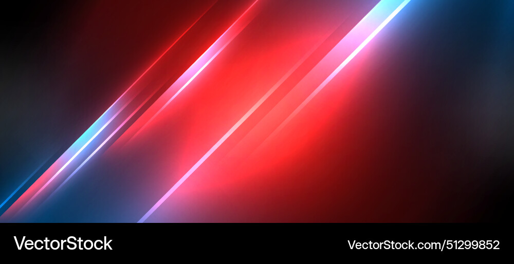 Visual effect lighting with a red and blue glowing