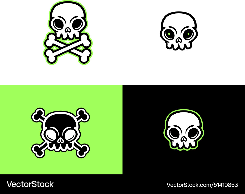 Skull drawing Royalty Free Vector Image - VectorStock