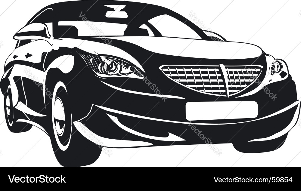 Abstract car Royalty Free Vector Image - VectorStock
