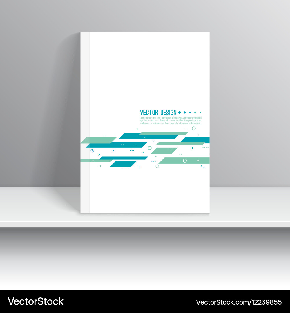 Cover for journal Royalty Free Vector Image - VectorStock