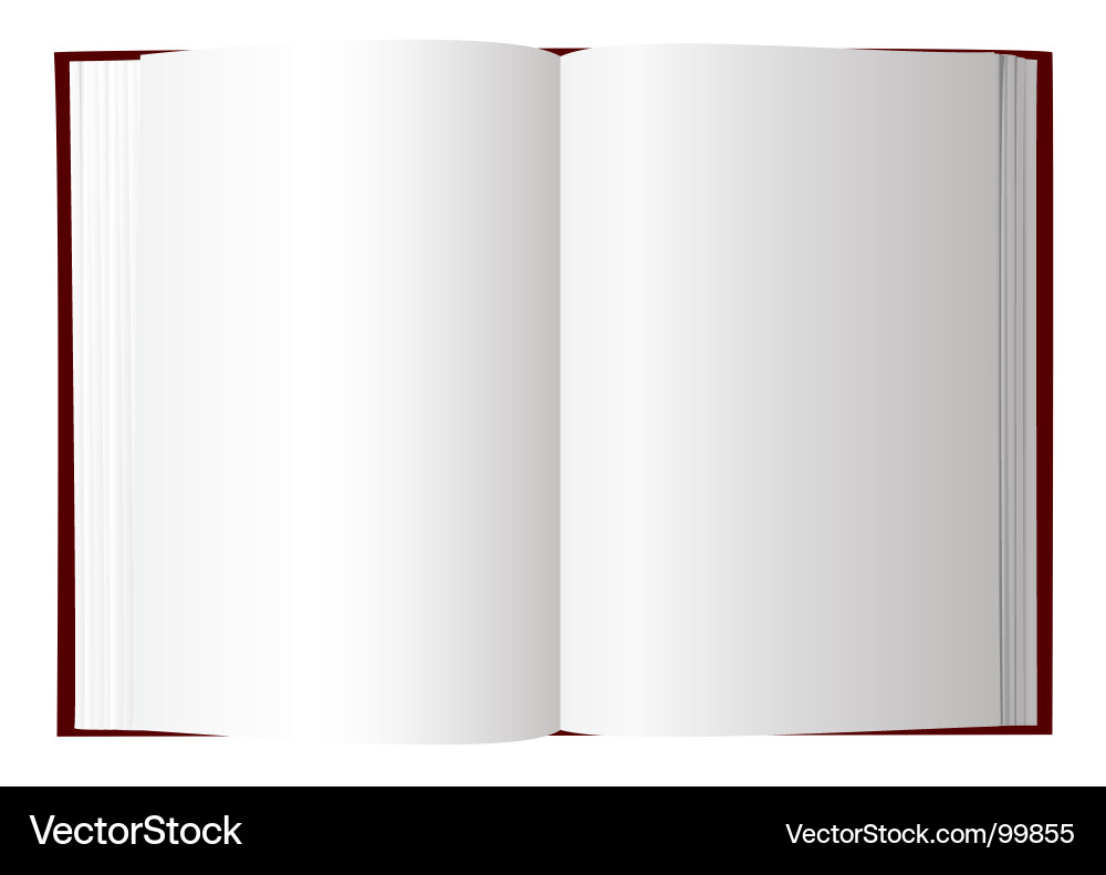 Open book Royalty Free Vector Image - VectorStock
