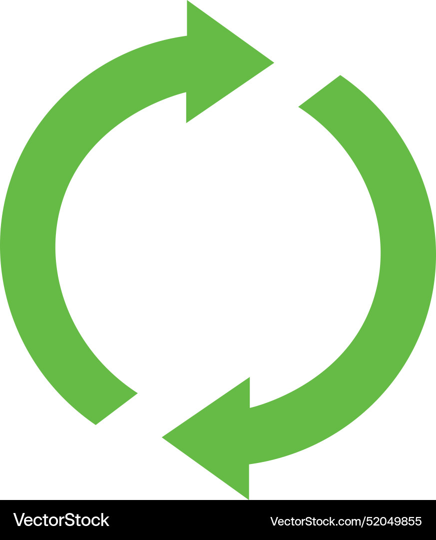Recycle icon simple Royalty Free Vector Image - VectorStock