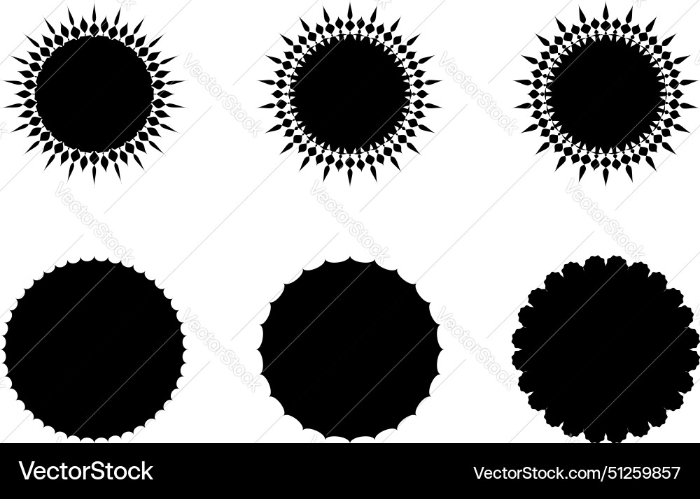 Emblem badge logos shape pictogram symbol visual Vector Image