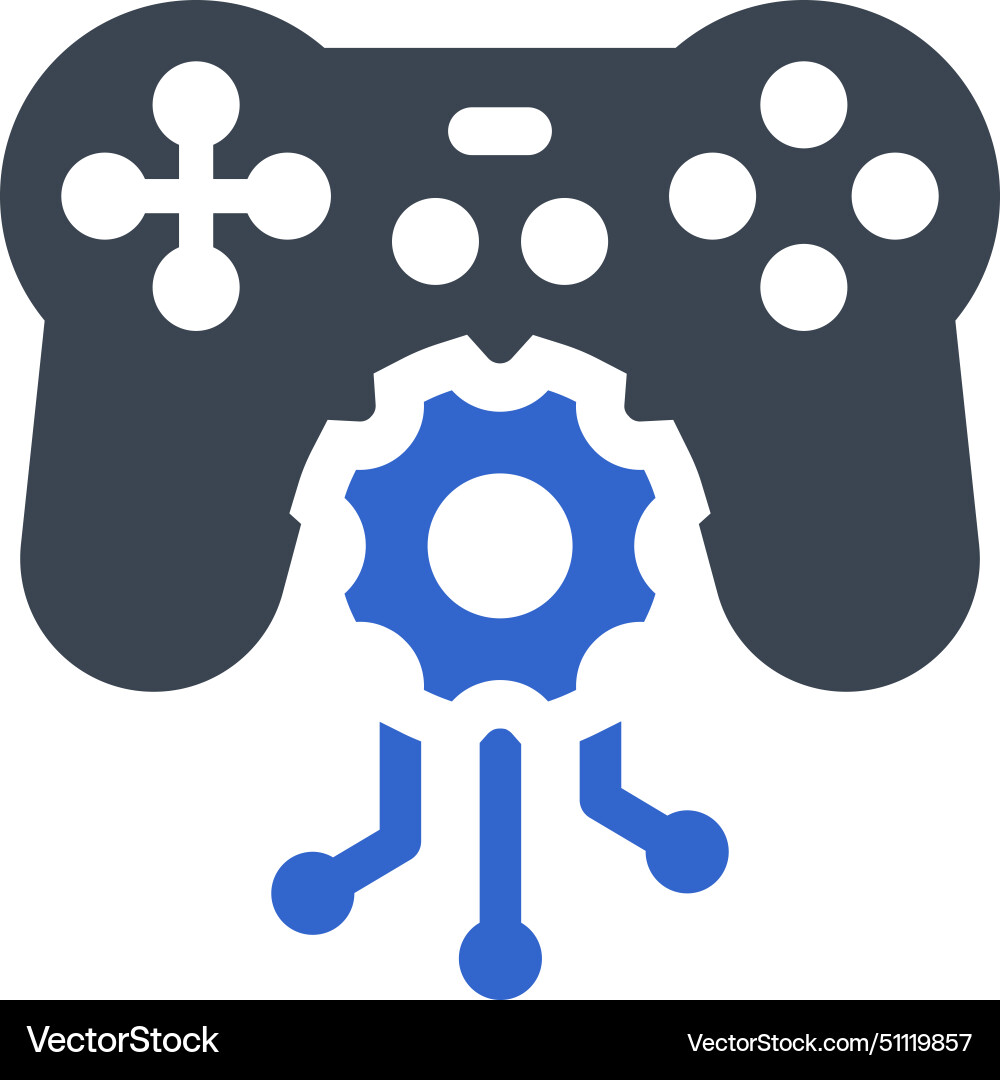 Gaming technology icon Royalty Free Vector Image