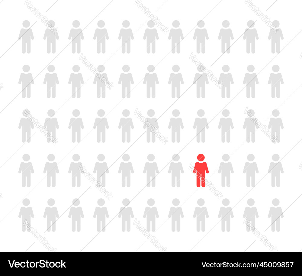 Stick Figure Crowd Royalty Free Vector Image - VectorStock