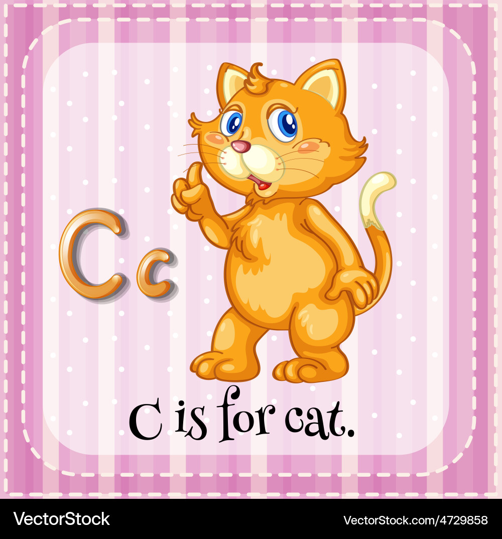 Letter c Royalty Free Vector Image - VectorStock