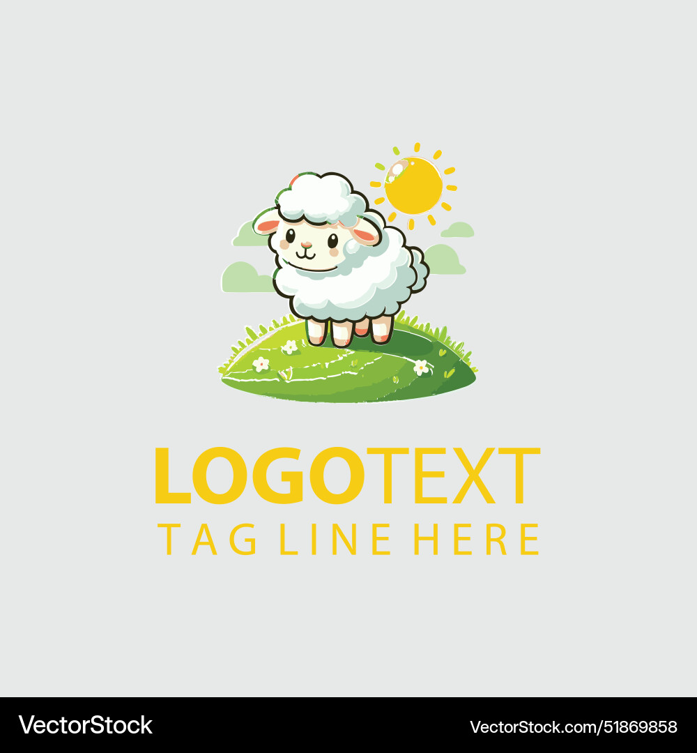 Sheep logo Royalty Free Vector Image - VectorStock