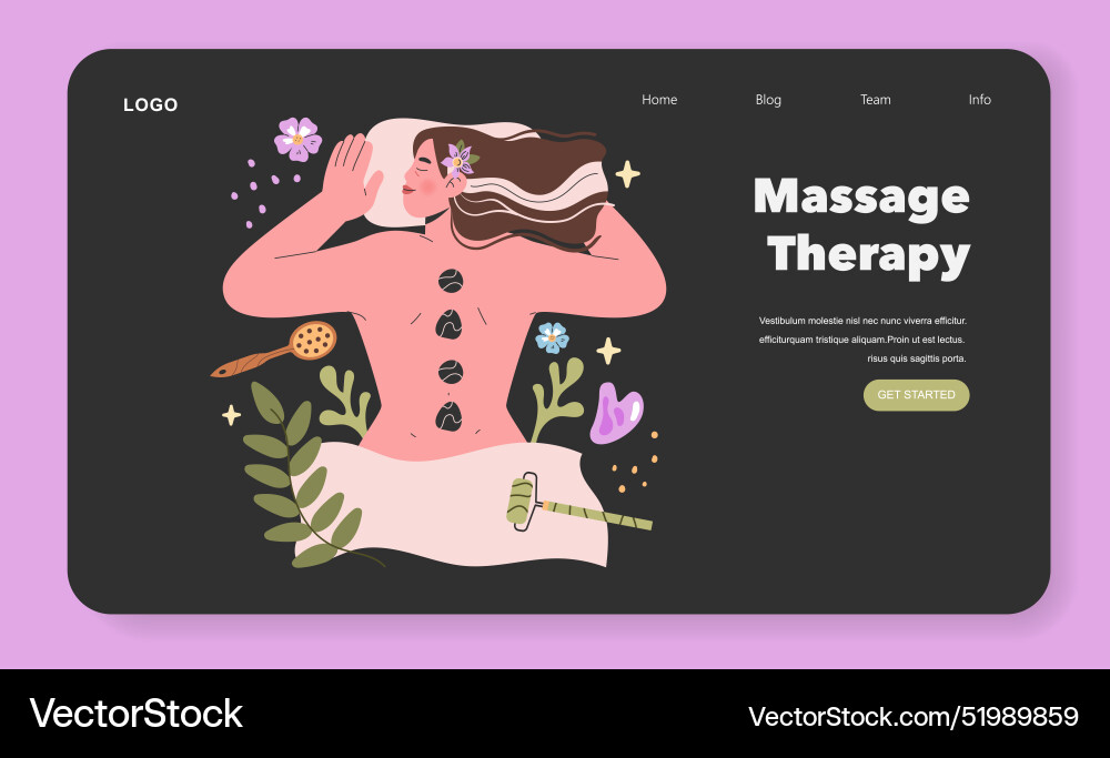 Alternative medicine flat Royalty Free Vector Image