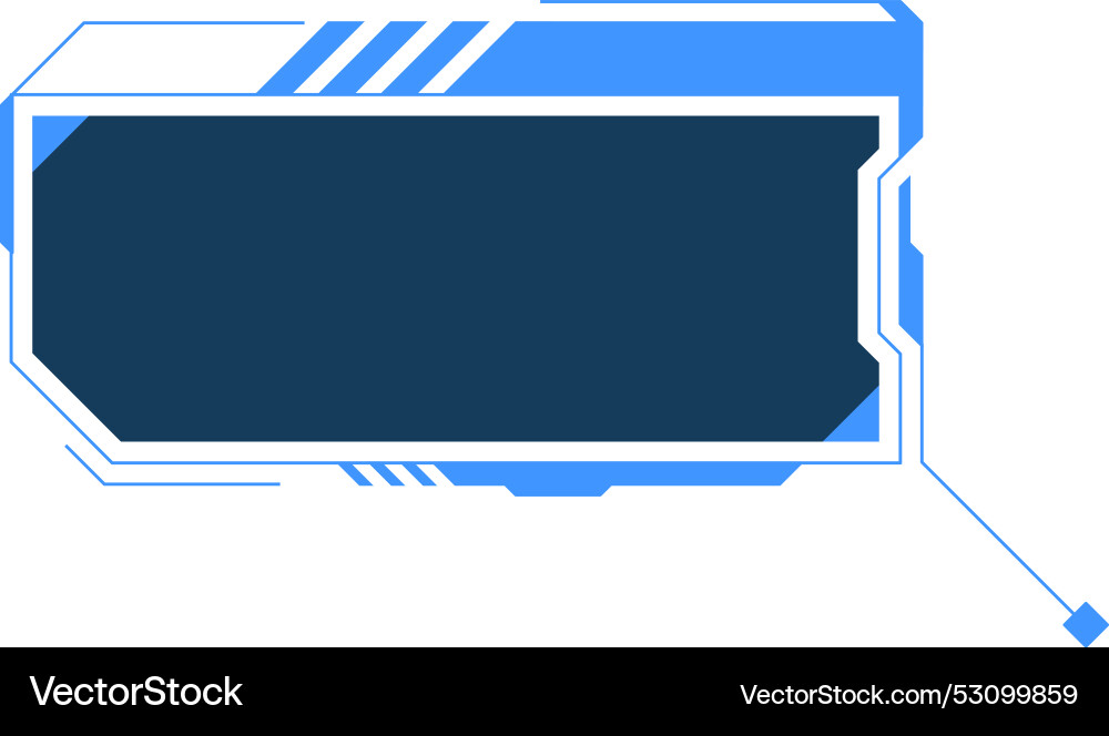 Cyber infographic frame scifi layout callout Vector Image