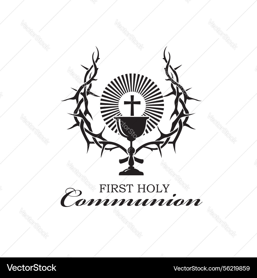 Holy communion icon Royalty Free Vector Image - VectorStock