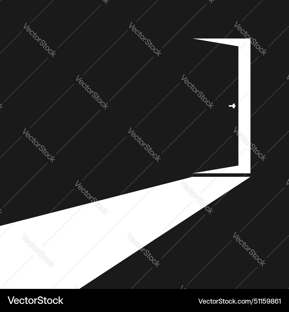 Beyond the threshold Royalty Free Vector Image