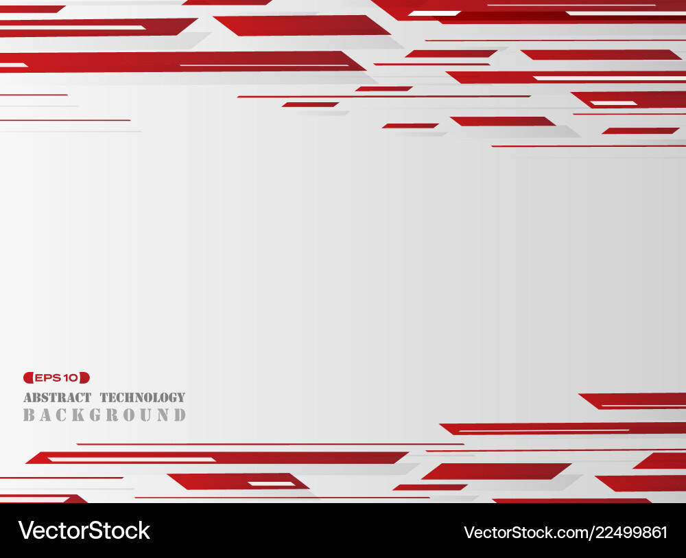 Gradient red grid line pattern technology Vector Image
