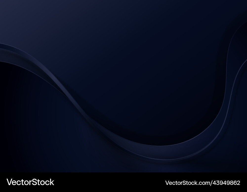 Abstract luxury template background blue wave Vector Image Abstract luxury template background blue wave Vector Image