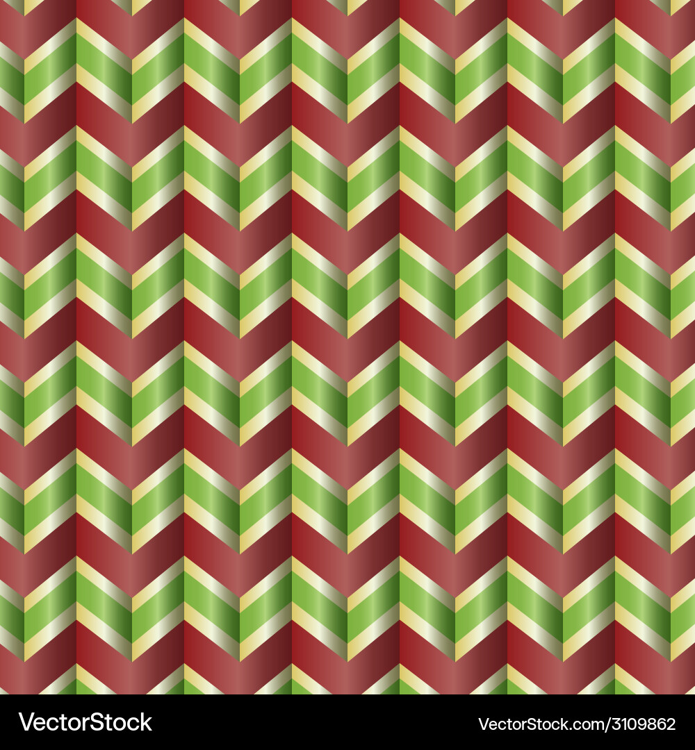 Chevron holiday ribbon Royalty Free Vector Image