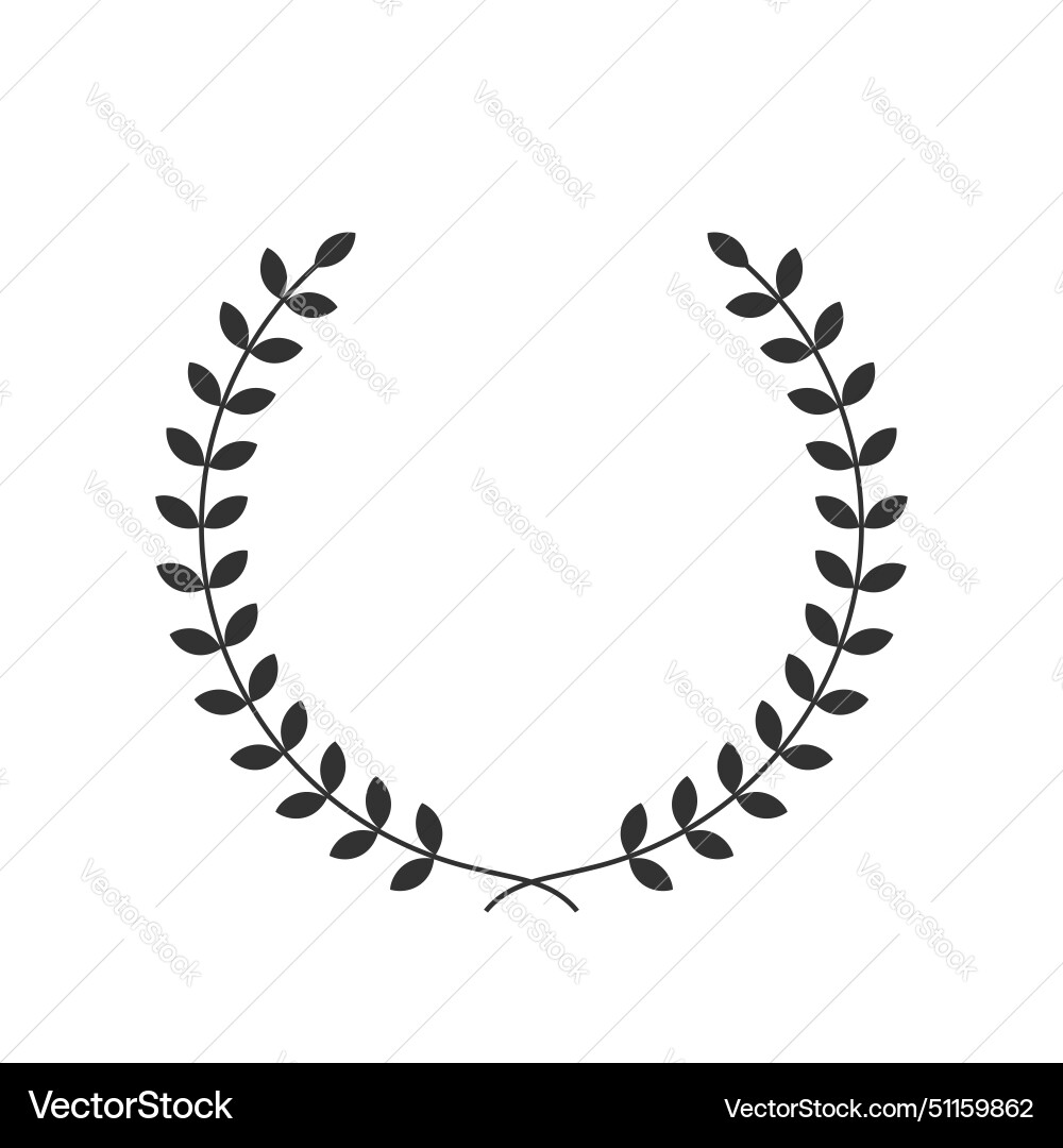 Plant wreath Royalty Free Vector Image - VectorStock