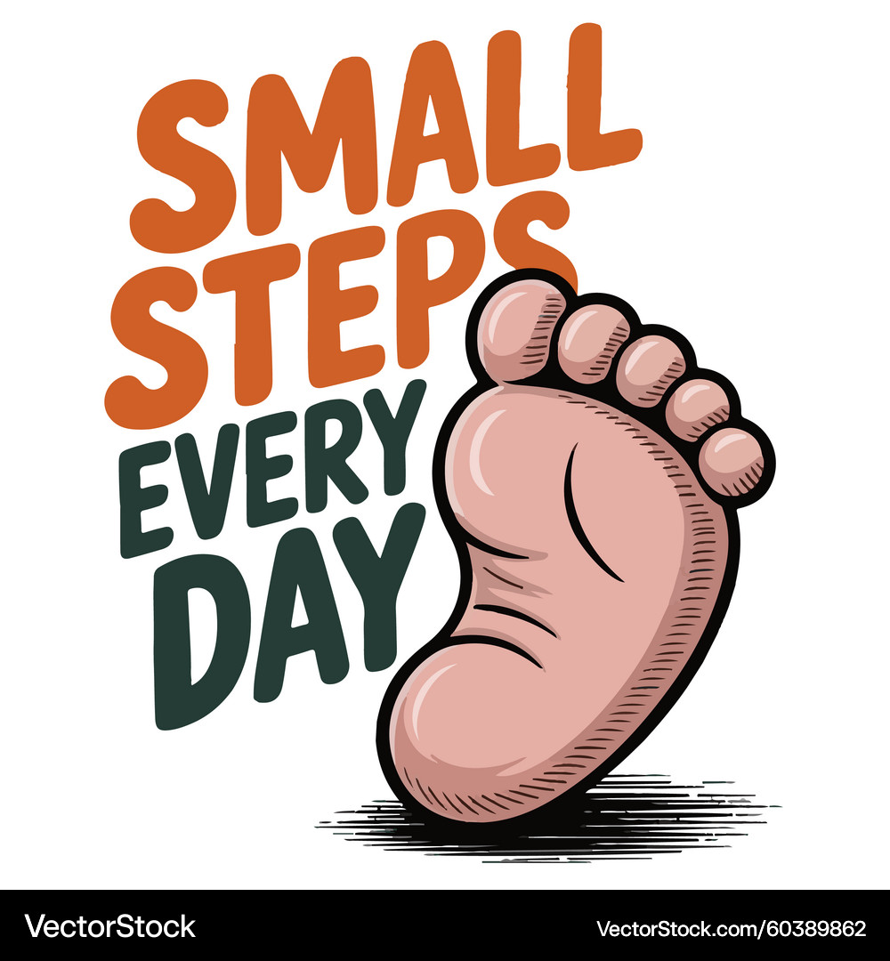 Small Steps Forward (60389862) – Royalty-Free Vector | VectorStock