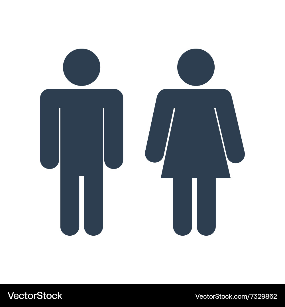 Stick figure icon set Royalty Free Vector Image