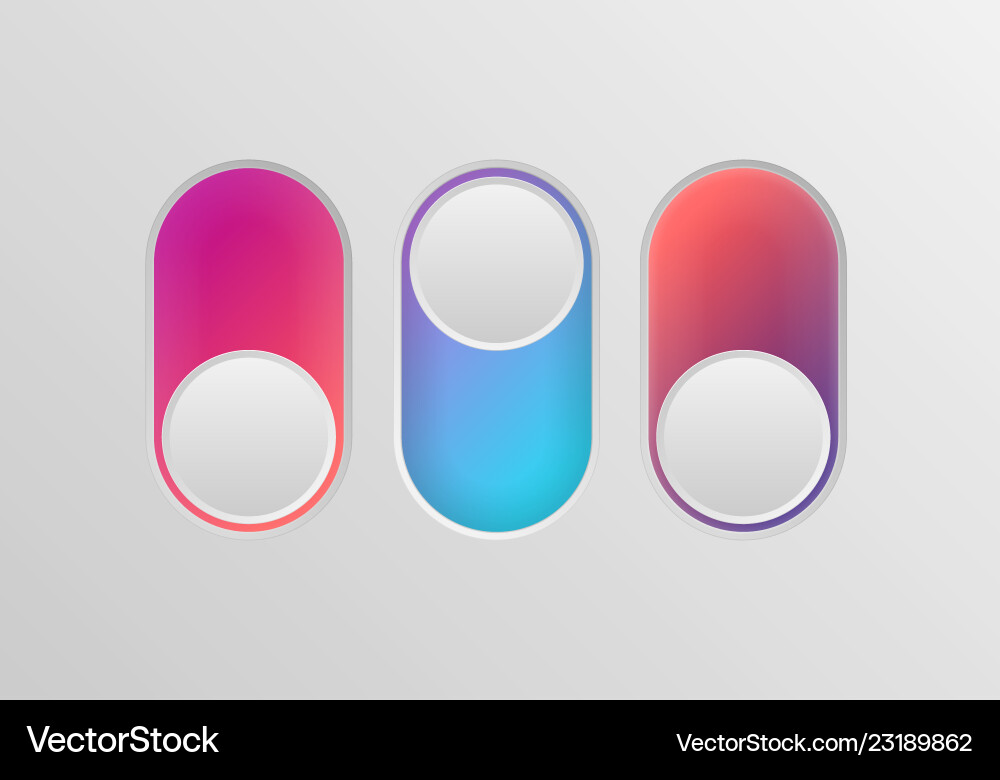 Toggle switch icon Royalty Free Vector Image - VectorStock