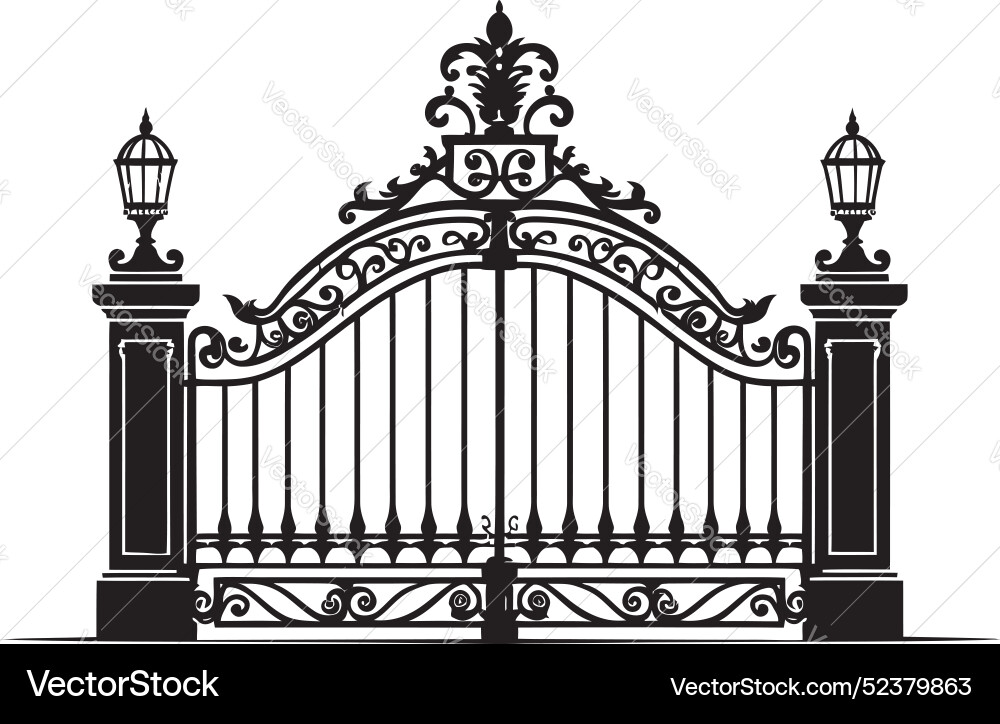 Ancient threshold emblematic icon of vintage Vector Image