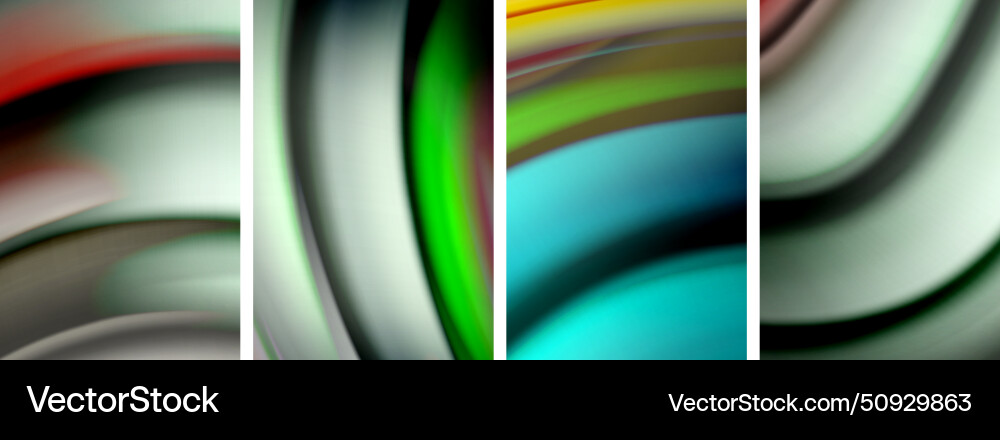 Blurred color line backgrounds Royalty Free Vector Image