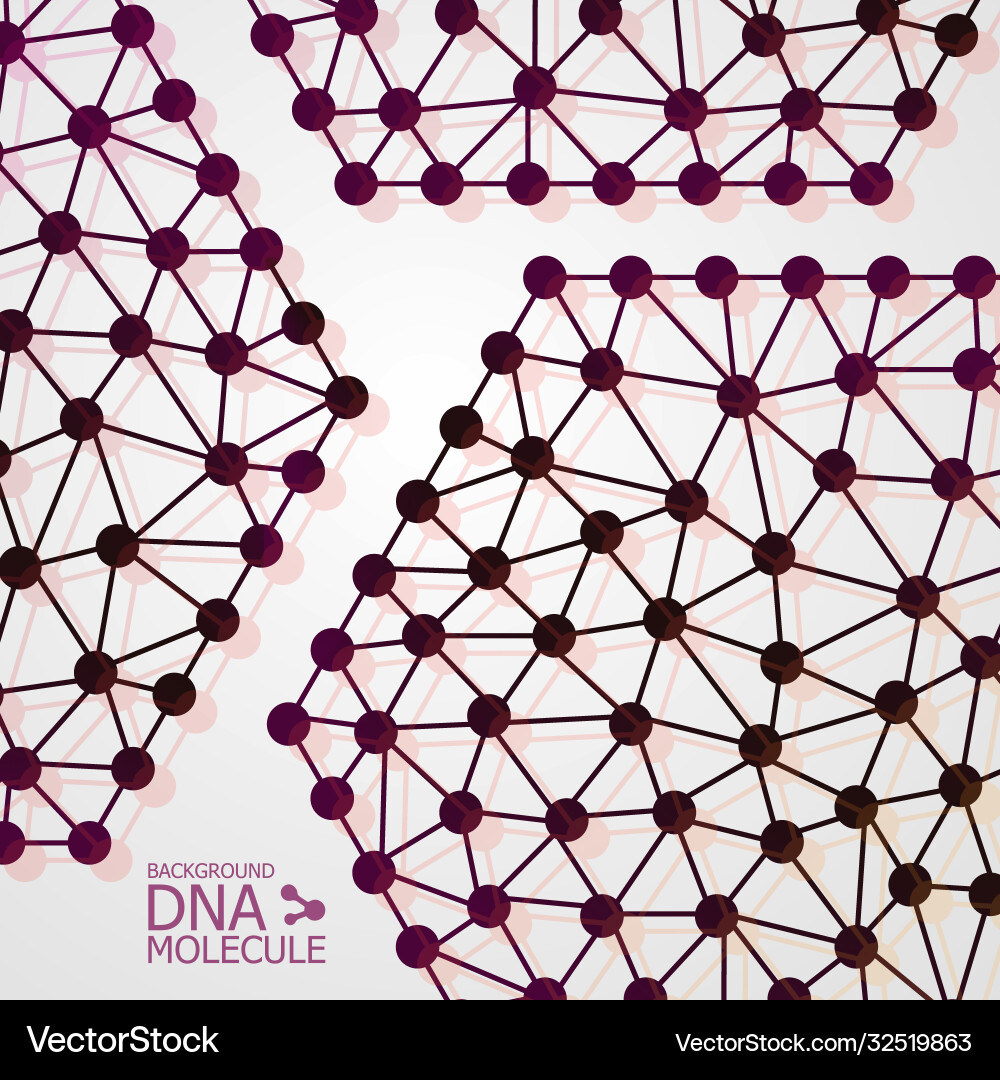 Molecules background eps 10 Royalty Free Vector Image