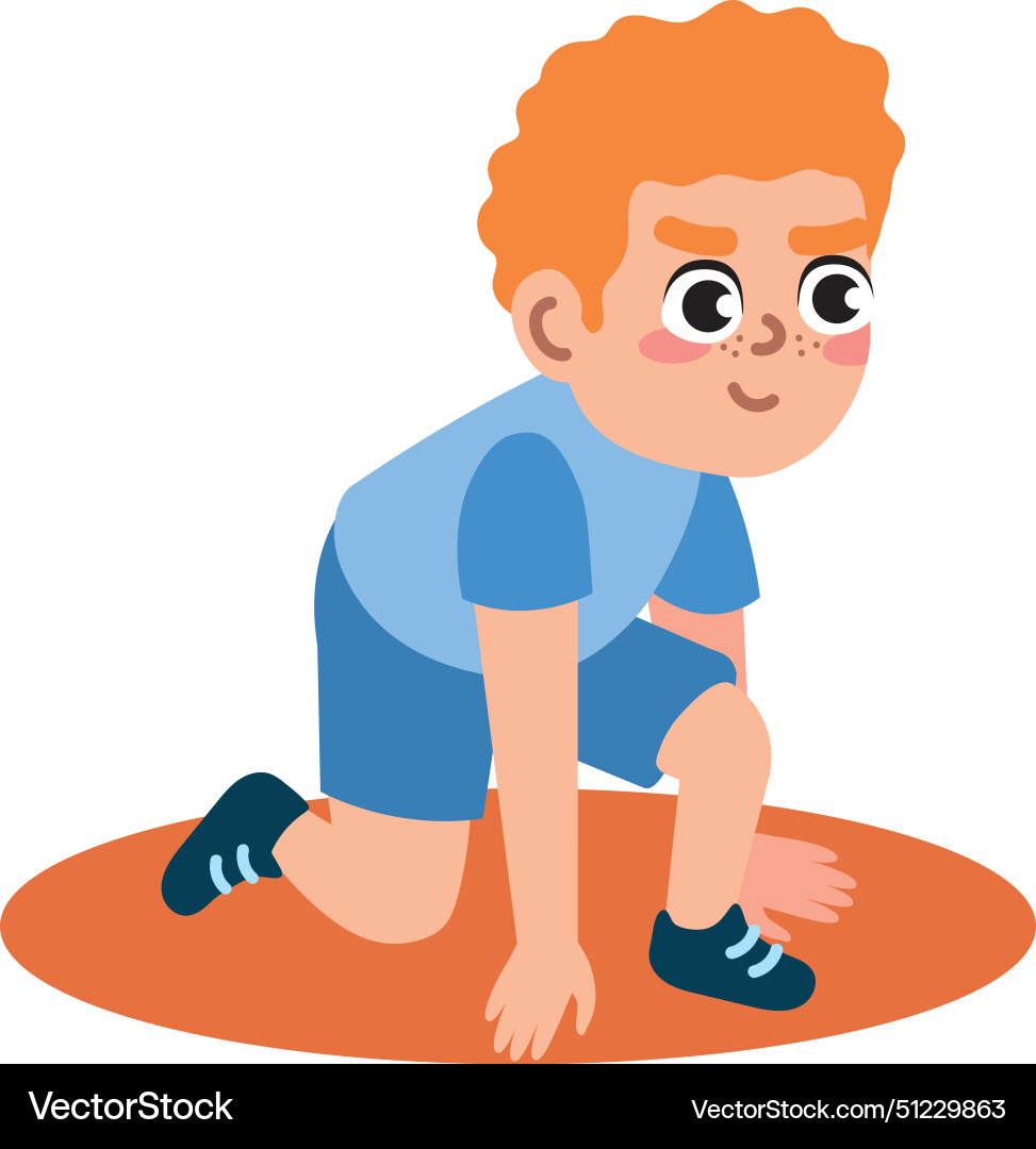 Runner boy athlete Royalty Free Vector Image - VectorStock