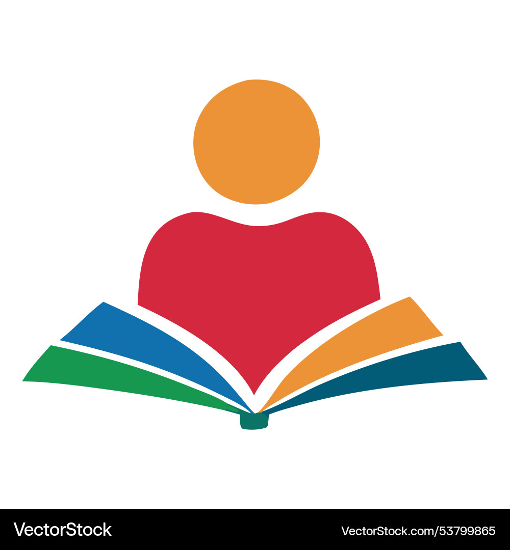 Global inclusive education logo Royalty Free Vector Image