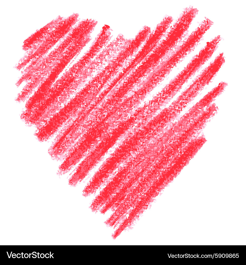 Red heart Royalty Free Vector Image - VectorStock