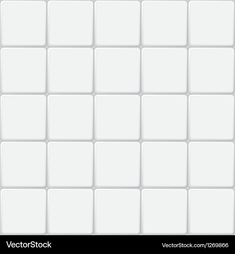 White tile Royalty Free Vector Image - VectorStock