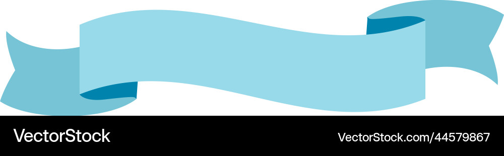 Blue Ribbon Banner - Vintage Style Royalty Free Vector Image