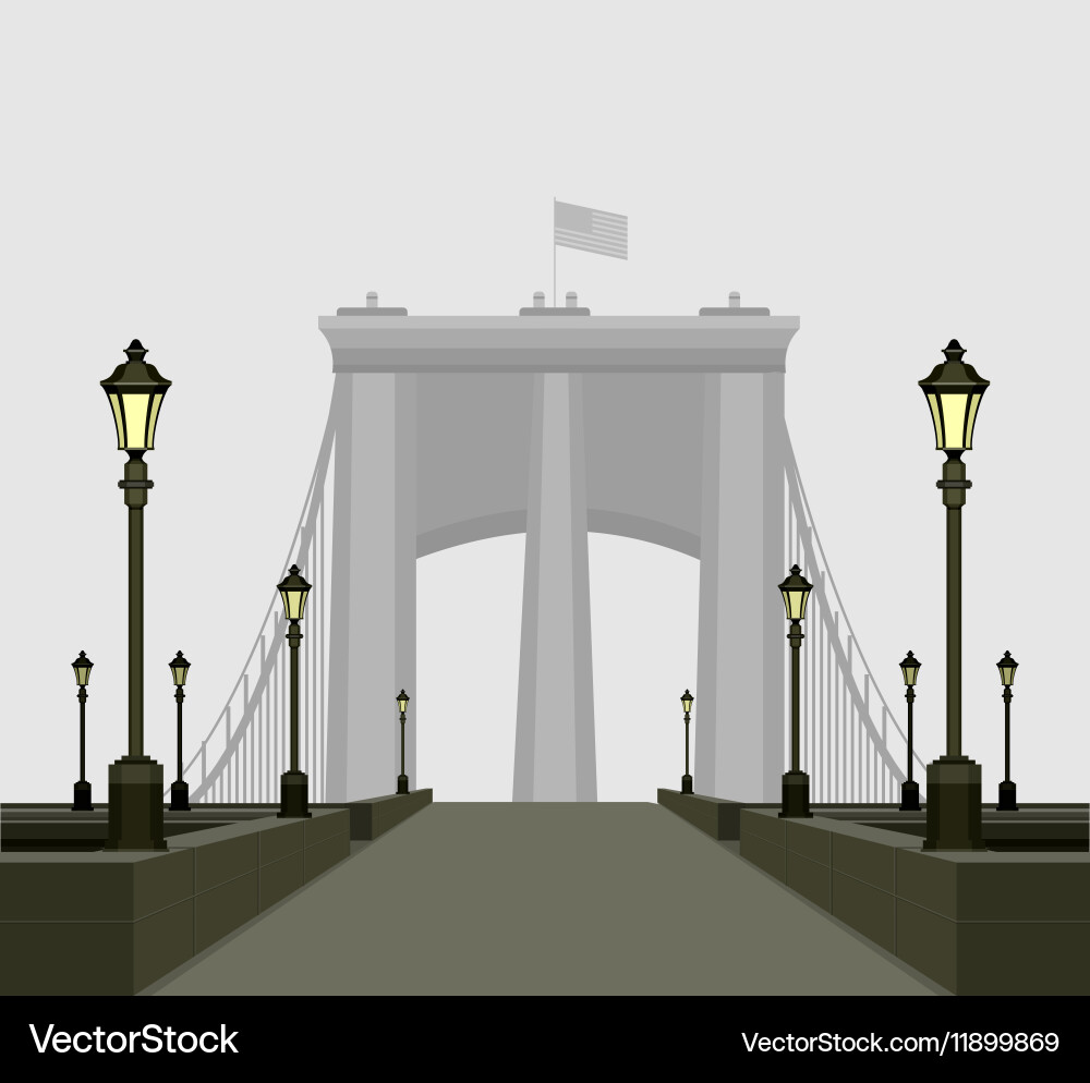 Bridge Royalty Free Vector Image - VectorStock
