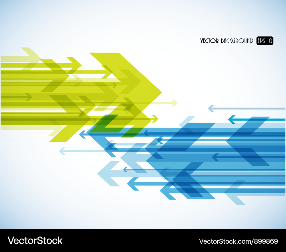 Colorful Arrow Background Royalty Free Vector Image