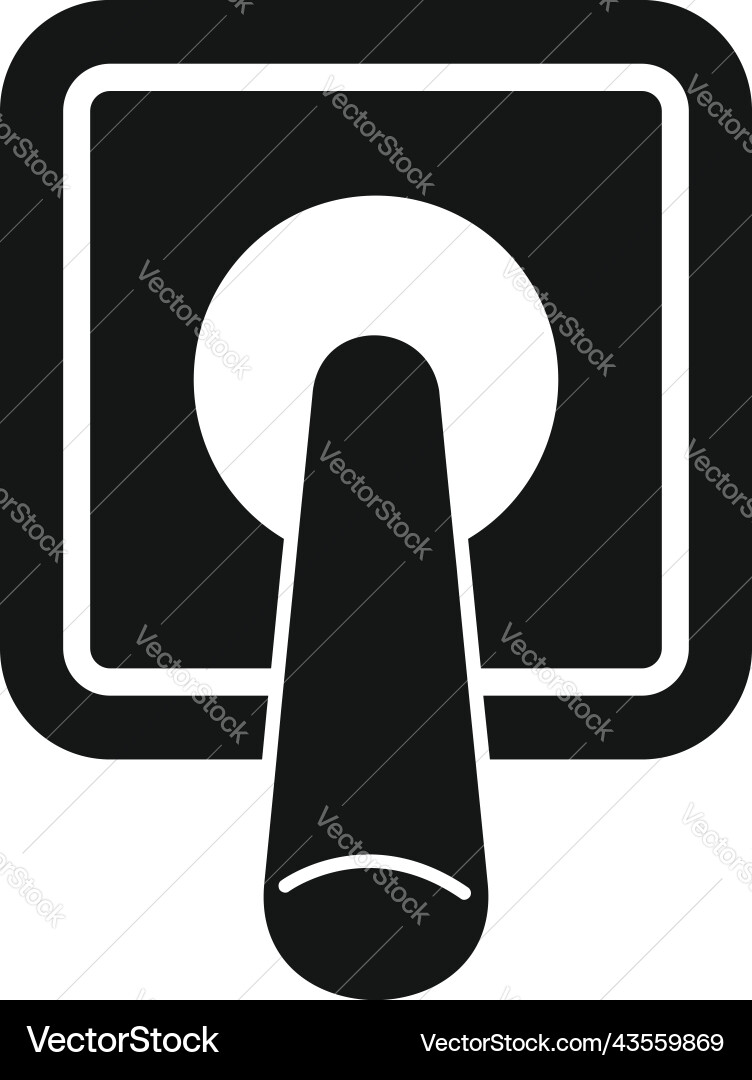 House breaker icon simple safety panel Royalty Free Vector