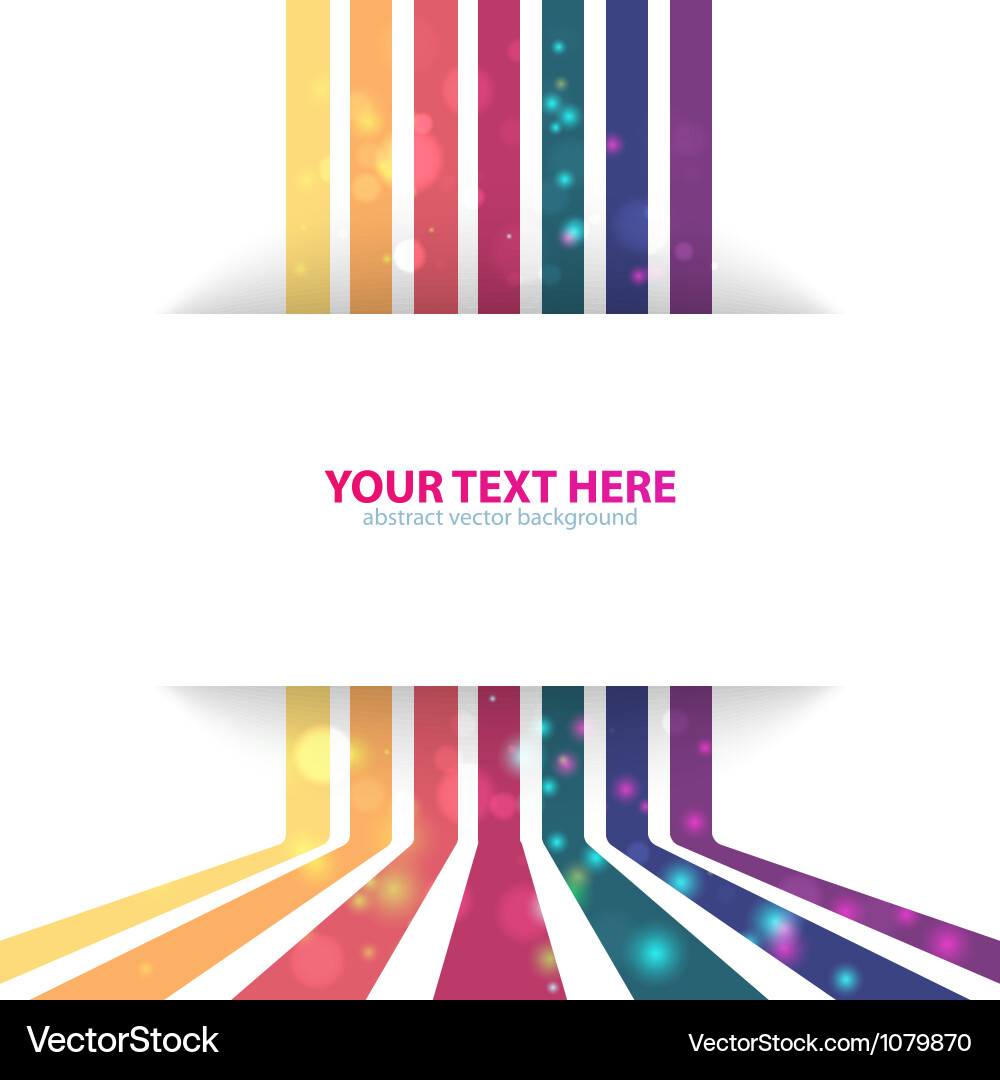 Rainbow lines background Royalty Free Vector Image