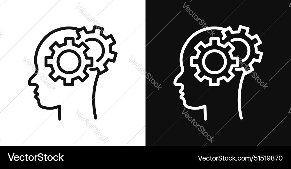 Thinking icon Royalty Free Vector Image - VectorStock