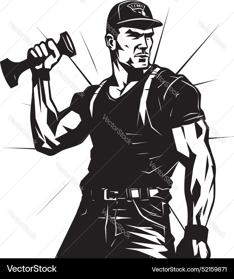 Craftsmans call construction worker hammer Vector Image