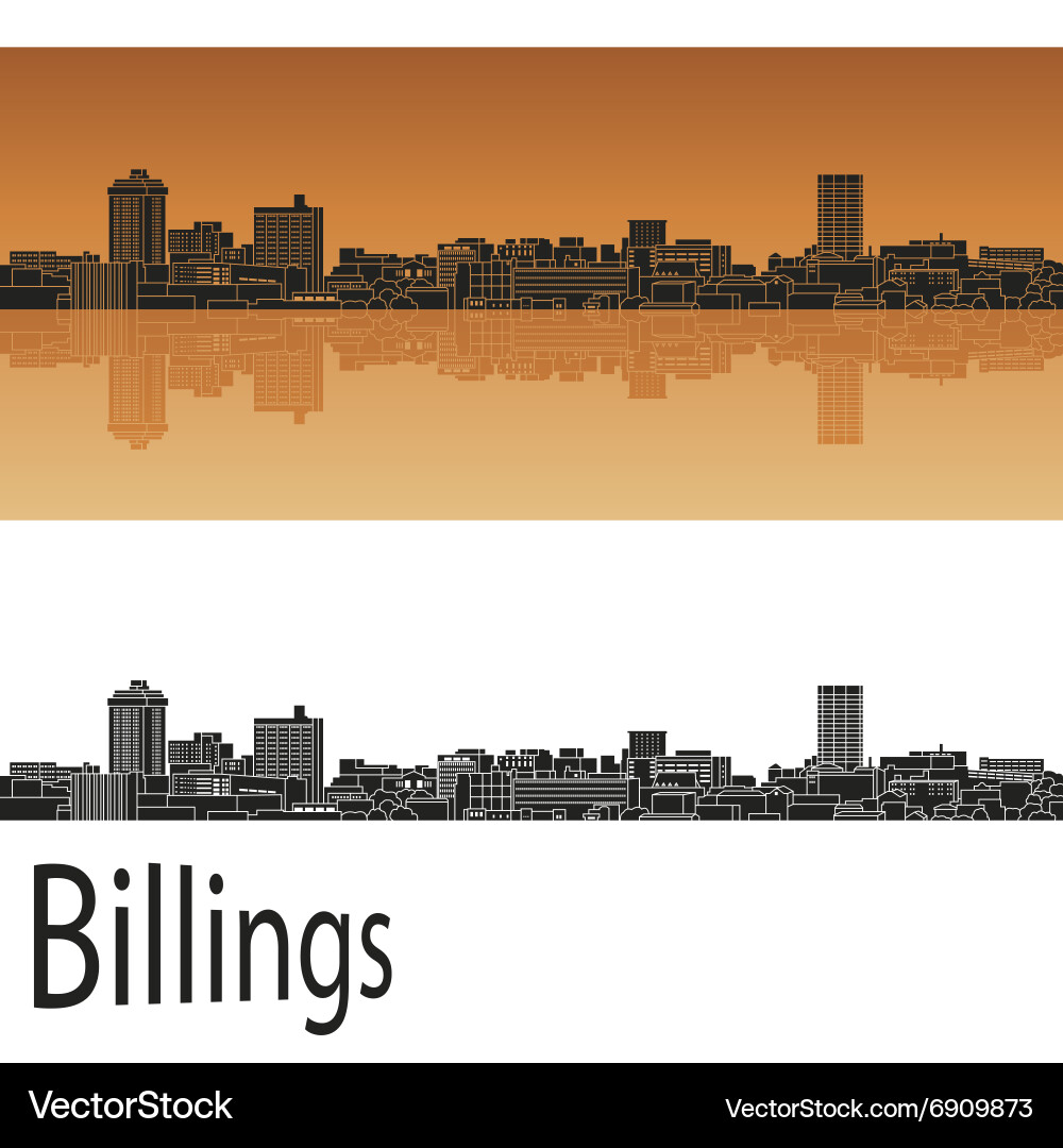 Billings Montana Skyline Vector Images (34)