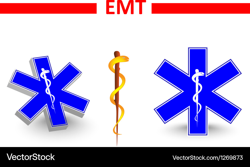 Emt Royalty Free Vector Image - VectorStock