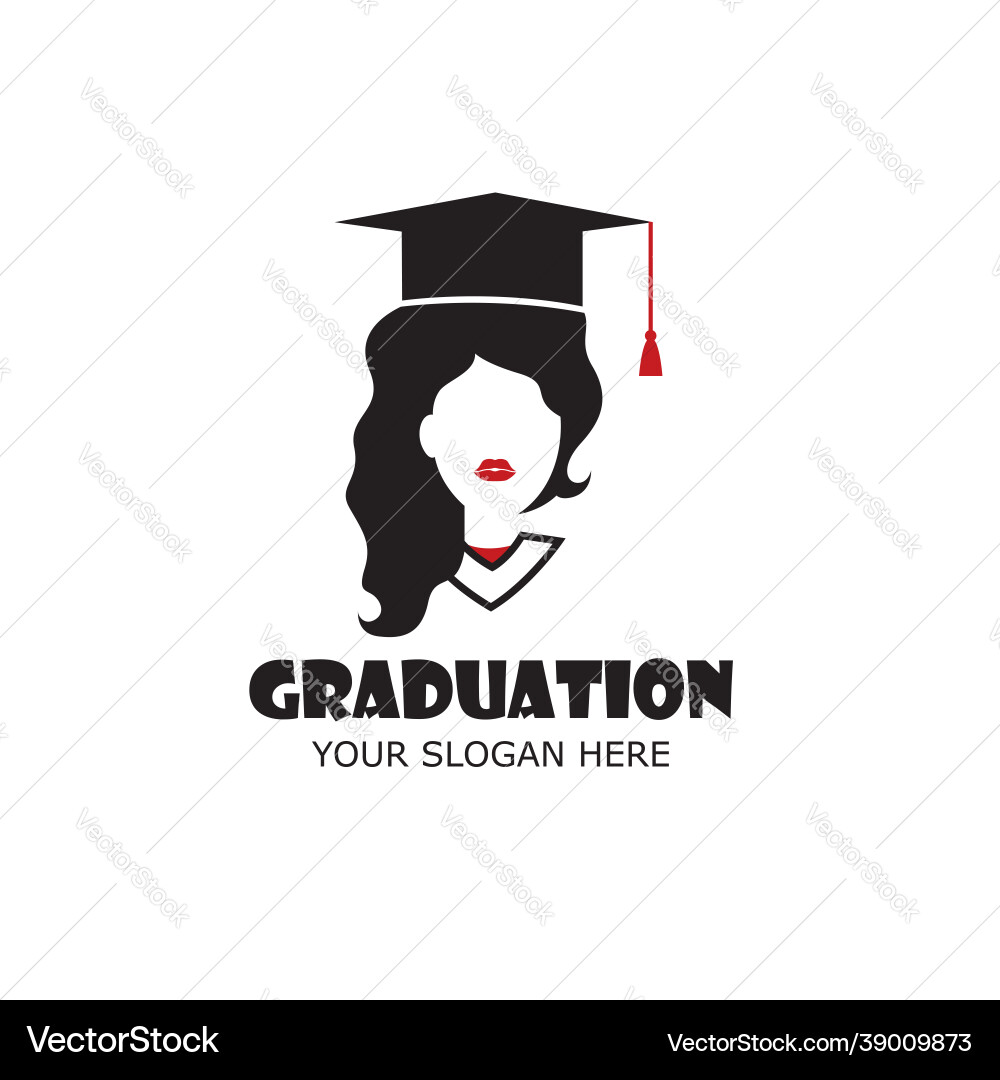Graduate girl Royalty Free Vector Image - VectorStock