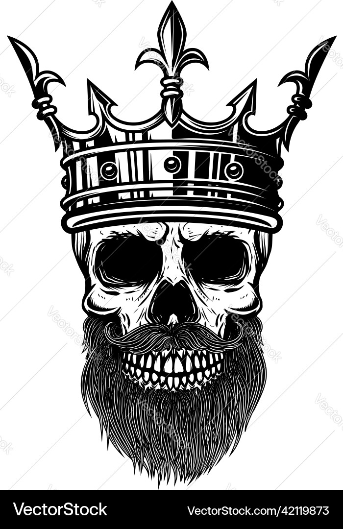 King Crown Design Vector