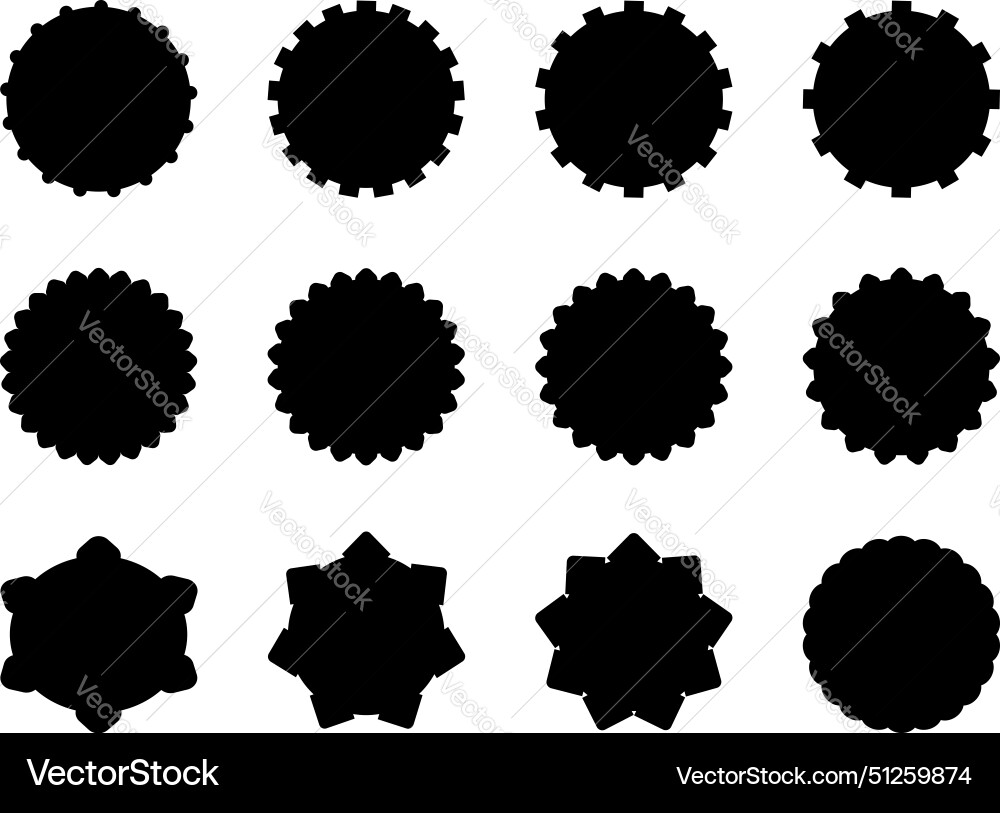 Emblem badge logos shape pictogram symbol visual Vector Image